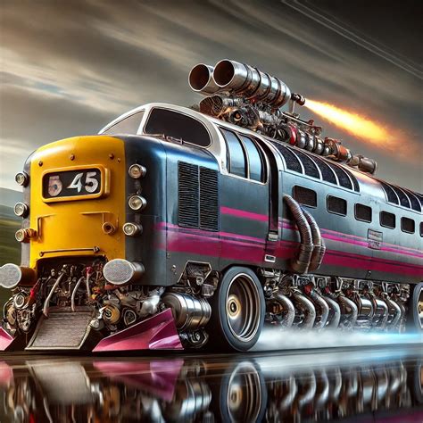 Class 55 Deltic Jet Engines Hot Rod Trains