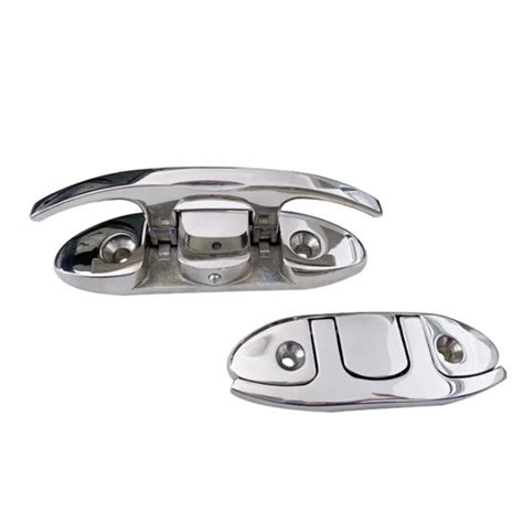 Parts Marine Dock Boat Kayak Mooring Flip Up Folding Cleat Stainless
