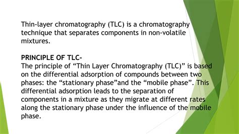 Thin Layer Chromatography Instrumental Method Of Analysis Pptx