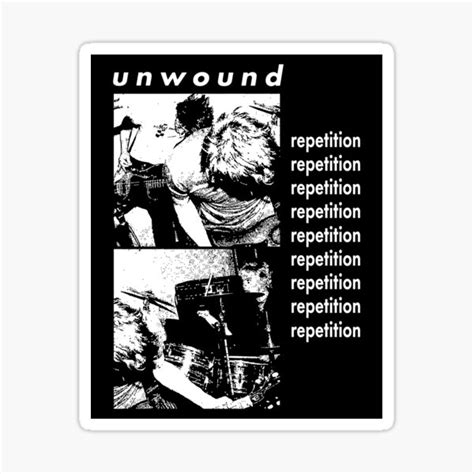 Unwound Repetition Sticker For Sale By Joalockett Redbubble