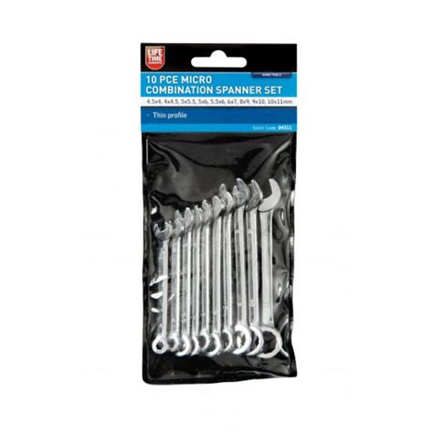 Micro Combination Spanner Set 10 Piece Set Gtse