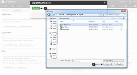 Importar Exportar Datos Synchroteam