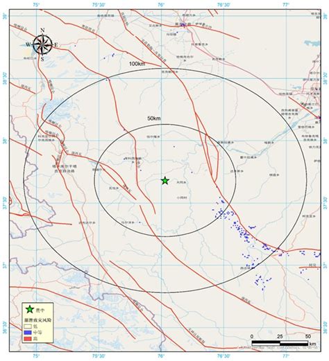 2022年4月6日新疆喀什地区塔什库尔干县M4 1地震地质灾害应急产品 灾害应急 应急管理部国家自然灾害防治研究院