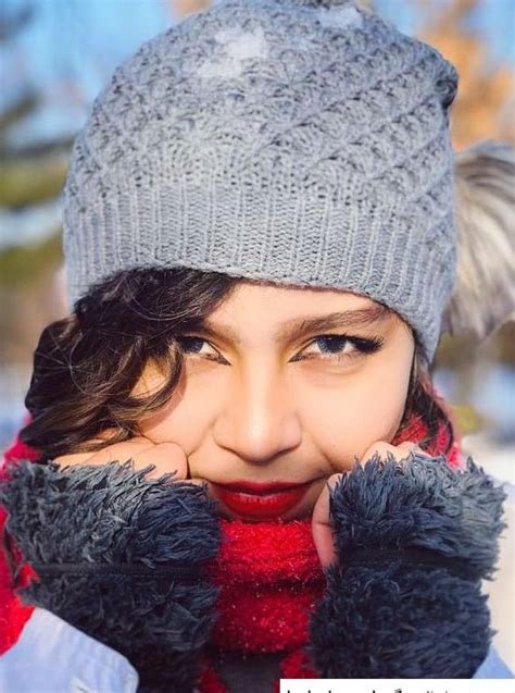 ژست عکس دخترانه زمستان