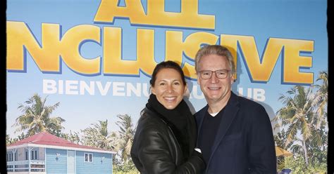 Exclusif Olivier Royant et sa femme Delphine Avant première du film All Inclusive au Gaumont