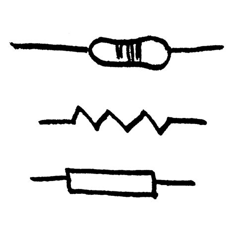 Resistor Symbol Types Schematic Diagrams And Electrical Notation Guide