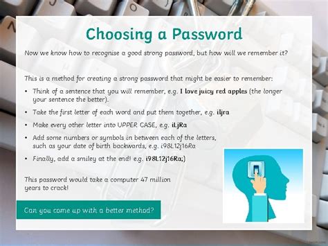 Computing Esafety Password Protection Learning Objective To Understand