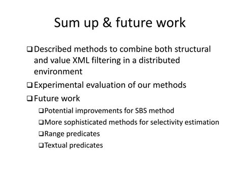 Ppt Distributed Structural And Value Xml Filtering Powerpoint