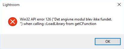 Solved Win32 API Error 126 And Then I Can T See The Lib Adobe