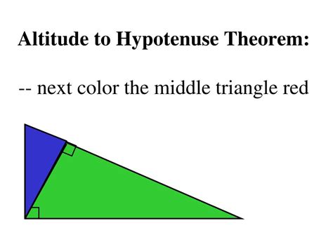 Ppt Altitude To The Hypotenuse Theorem Powerpoint Presentation Free Download Id 7058381
