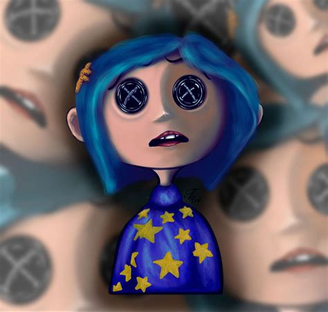 Holographic Coraline Button Eyes Art Sticker Decor Etsy In 2021