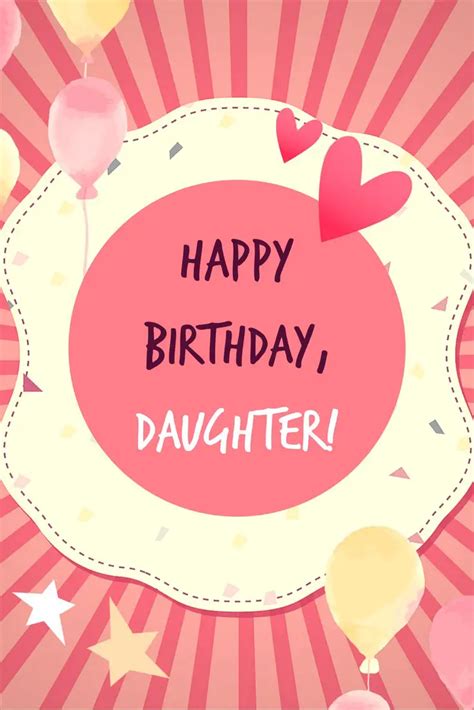 Happy Birthday To Your Daughter картинки
