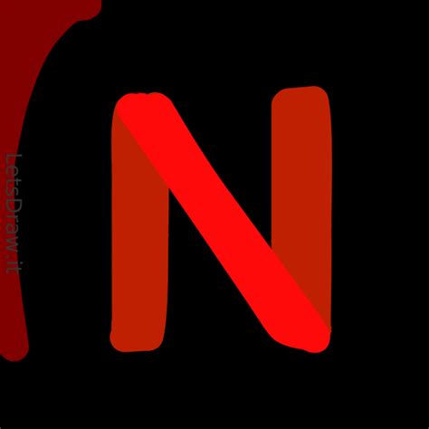 How To Draw Netflix C Gjwbis Png Letsdrawit