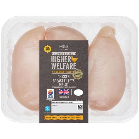 Mands Oakham Gold Chicken Breast Fillets Ocado
