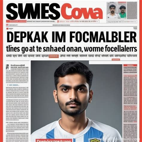 A Newspaper Headline In A Clear And Bold Font Size Against A White