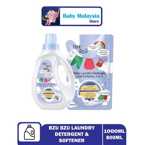 BZU BZU BABY LAUNDRY DETERGENT AND SOFTENER BOTTLE/REFILL | Shopee Malaysia