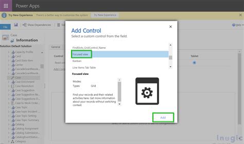 enhancements to ‘focused view and its usage within dynamics 365