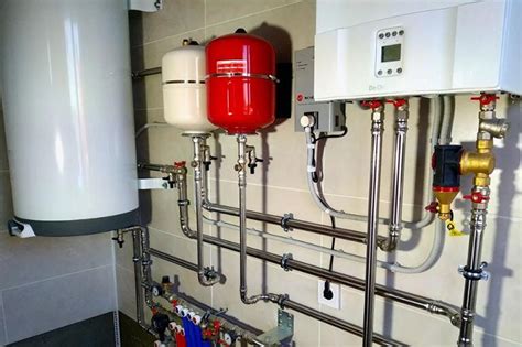 Подключение газового и твердотопливного котлов
