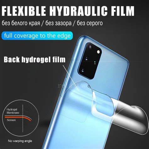 Tecno Spark C Spark T Hydro Gell Belakang Hp Anti Gores Plastik Gell Back Bukan Bahan Kaca