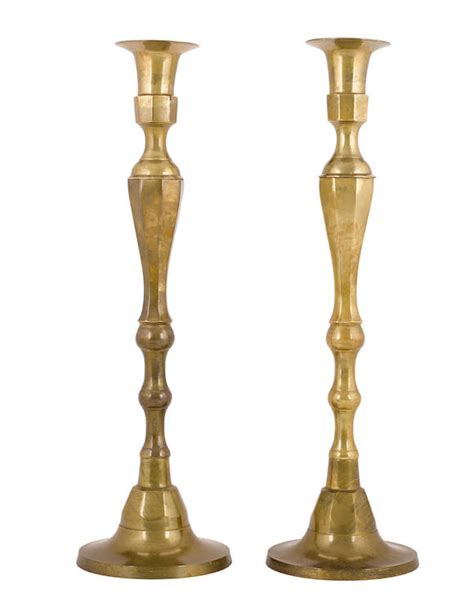 Bonhams A Pair Of Baroque Style Brass Candlesticks