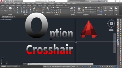 Change Crosshair Size Autocad