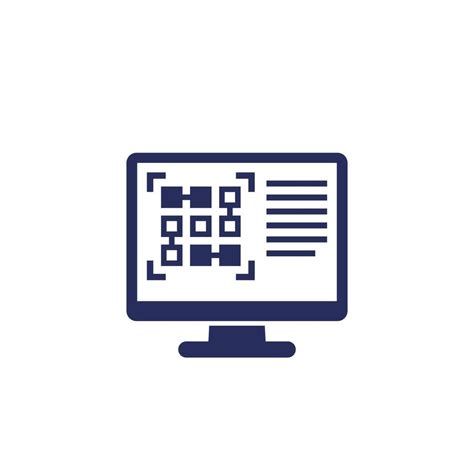 Pattern Recognition Software Icon On White Vector Art At Vecteezy