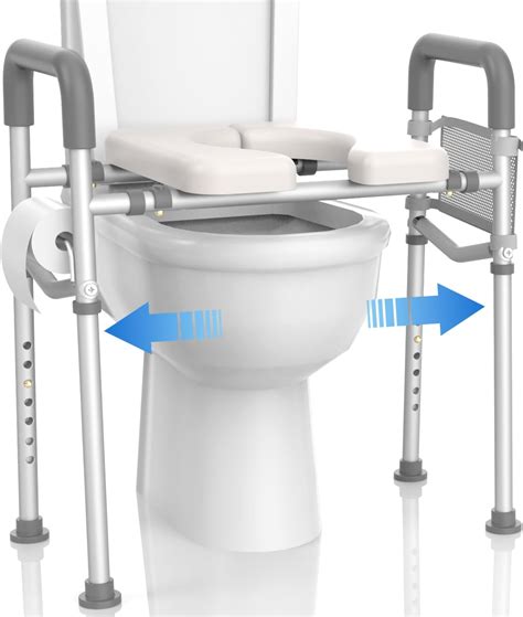 Raised Toilet Seat With Handles Width And Height