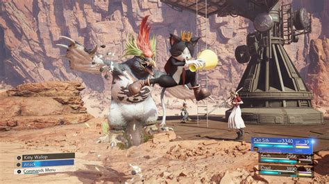 Ff7 Rebirth — Cait Sith Attacks And Abilities Earlygame