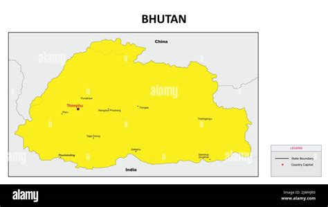 Bhutan Map Map Of Bhutan Bhutan Gbbg