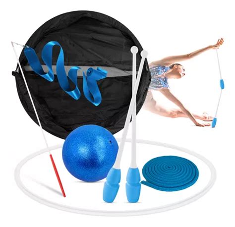 Kit Ginástica Rítmica Completo Maça Conectável Pista E Camp Frete grátis