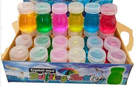 TEDDY CRYSTAL MUD PLAYING FOR CHILDREN/ DRIFTING BOTTLE /CRYSTAL MUDS ...