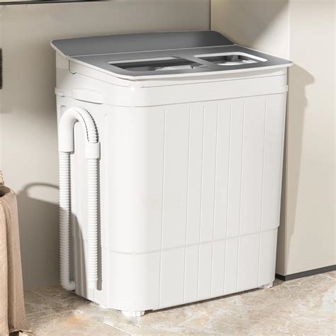 Amazon KUPPET Compact Twin Tub Portable Mini Washing Machine 26lbs