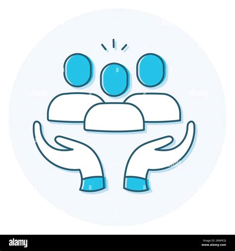 Inclusive And Diverse Community Icon Vector Illustration For