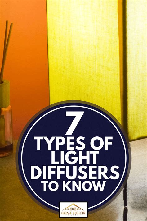 7 Types Of Light Diffusers To Know