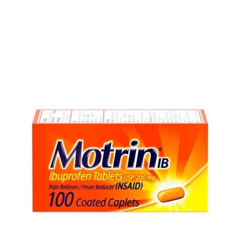 Motrin IB Fast Acting Ibuprofen Mg Tablets For Pain Fever Relief Ct Kroger