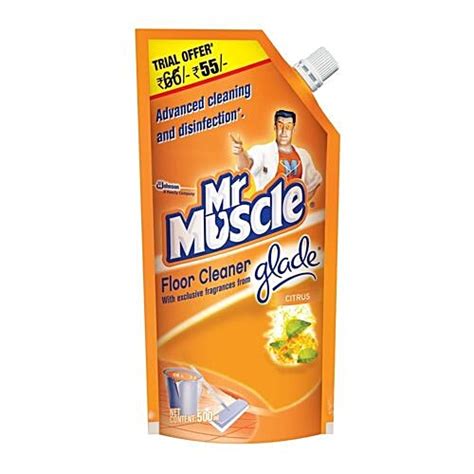 Buy Mr Muscle Floor Cleaner Citrus 500 Ml Pouch Online At The Best Price Of Rs 55 Bigbasket