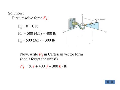 PPT FORCE VECTORS VECTOR OPERATIONS ADDITION OF FORCES D D PowerPoint Presentation ID