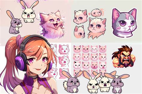 Custom Twitch Emotes Sub Badges In 24 Hours By Shyamvfx Fiverr