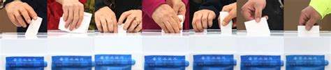 유권자들 소중한 한 표 행사