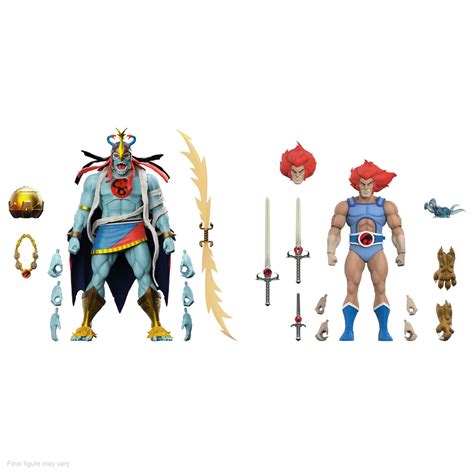 Thundercats Ultimates Mumm Ra The Ever Living And Lion O Led Eyes Super7
