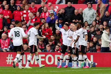 Hasil Liga Inggris Mu Ke Peringkat 3 Usai Hantam Nottingham Forest