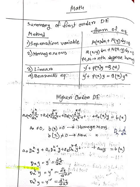 Ode Ct 2 Class Lecture Pdf