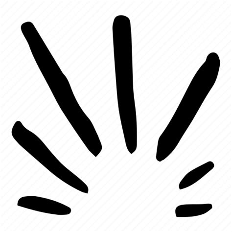Burst Doodles Hand Drawn Pattern Pop Scribble Icon