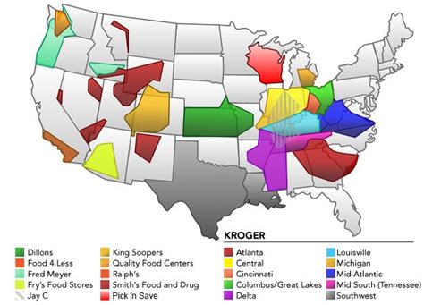 Kroger Divisions Map Kroger Org Chart In 2023 Fgoyzb