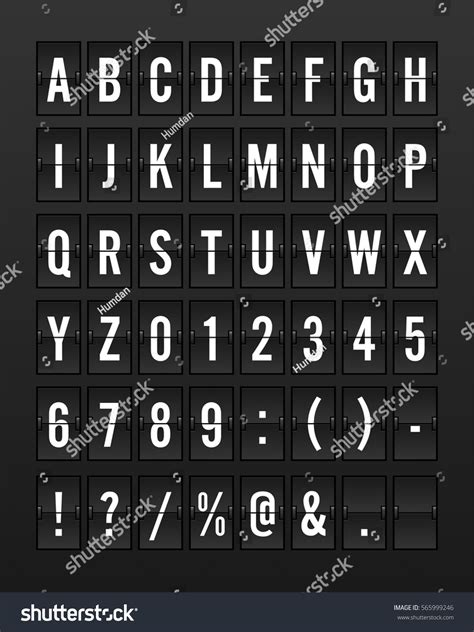 83 Split Flap Numbers Timer Stock Vectors Images And Vector Art