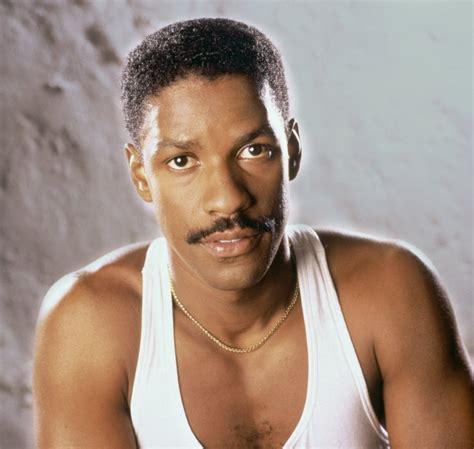 Denzel Washington In A Promotional Shot From The 1980s Young Denzel Washington Pictures