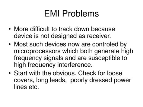 RADIO FREQUENCY INTERFERENCE Ppt Download