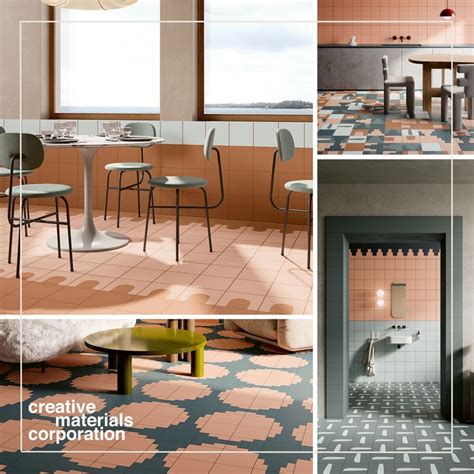 Solid And Void Tile Creative Materials Corporation In 2024 Contemporary Color Palette Tile