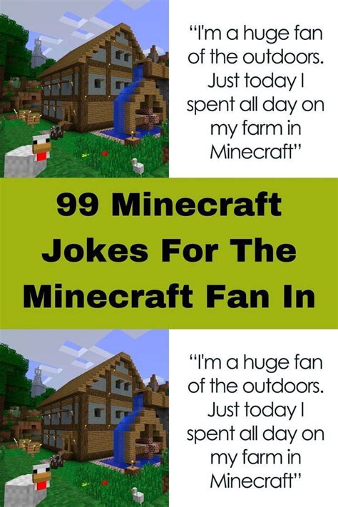 99 Minecraft Jokes For The Minecraft Fan In All Of Us Artofit