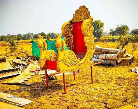 Golden Fiber Beautiful Bride Entry Peacock Palki Doli At Rs 35000 In Harda